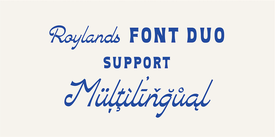 Roylands Font
