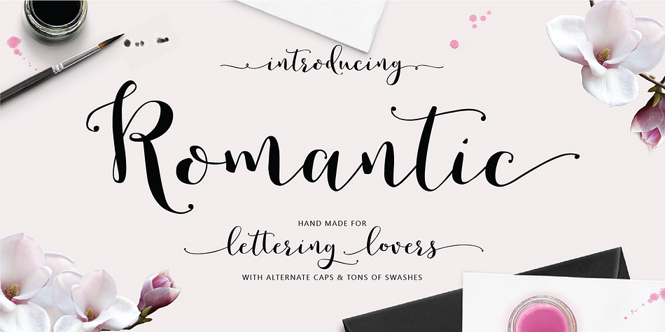 Romantic Font