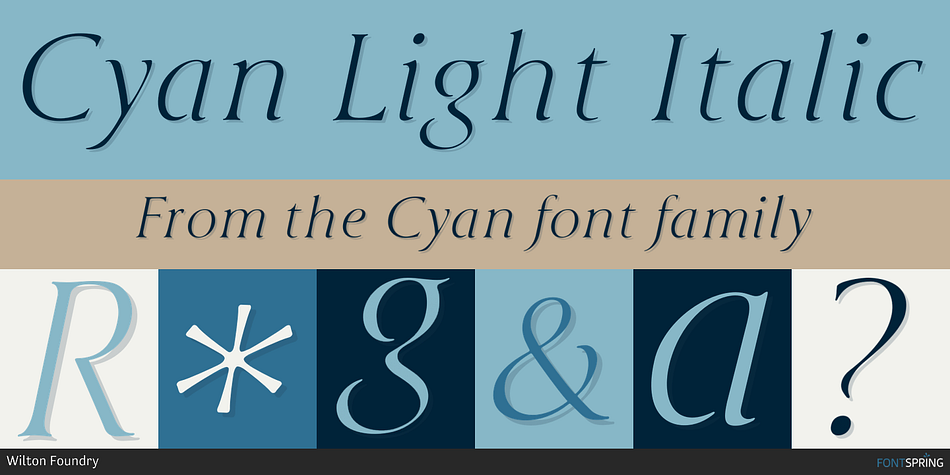 Cyan Font