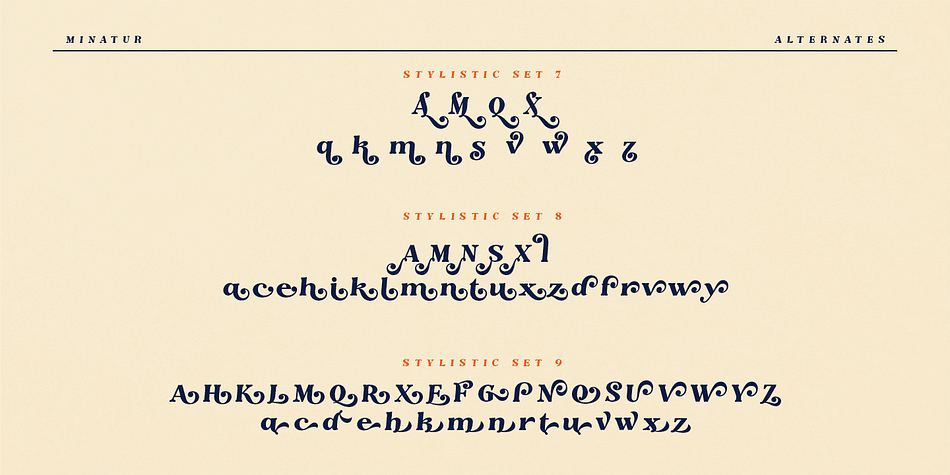 The Minatur Font
