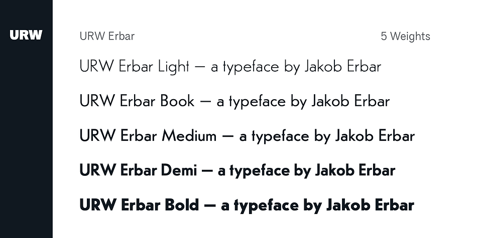 URW Erbar Font
