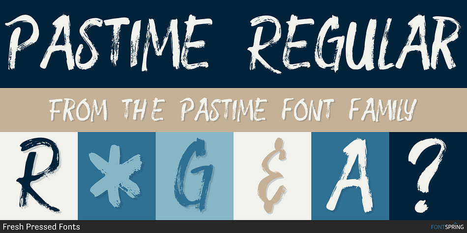 Pastime Regular Font