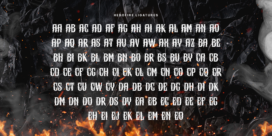 Hero Fire Font