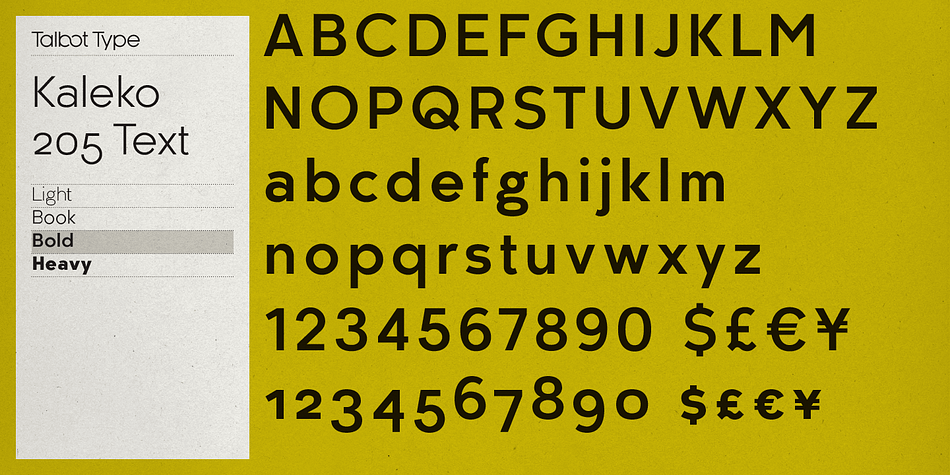 Kaleko 205 Text Font