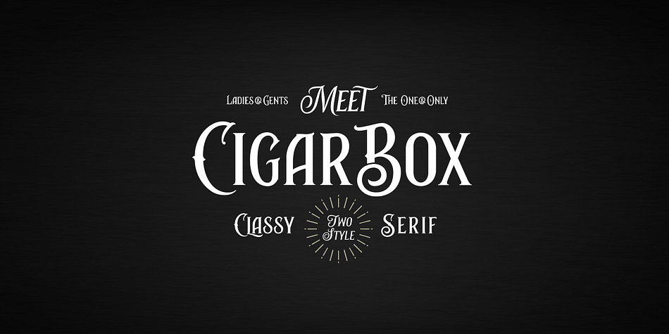 CigarBox Font | Fontspring