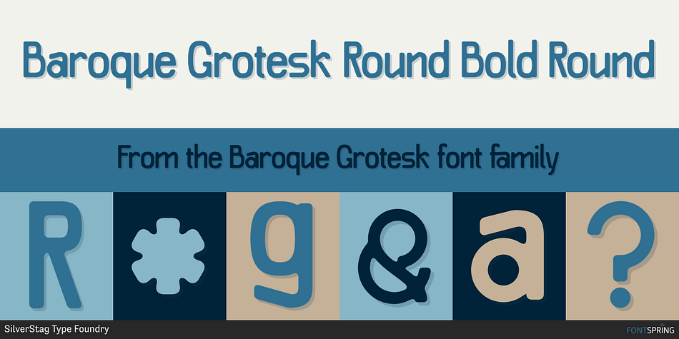 Baroque Grotesk Round Bold Round Font