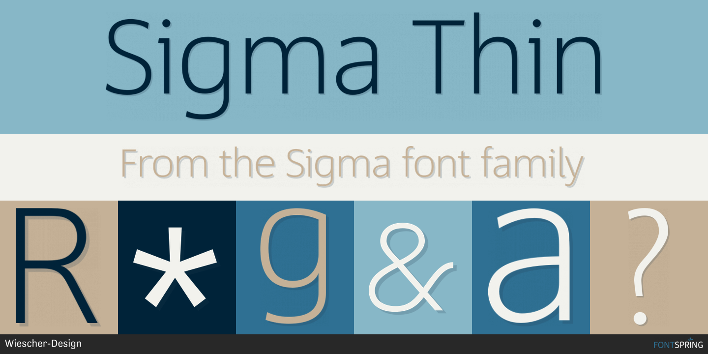 Similar Fonts To Sigma