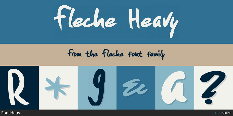 Fleche Heavy Font