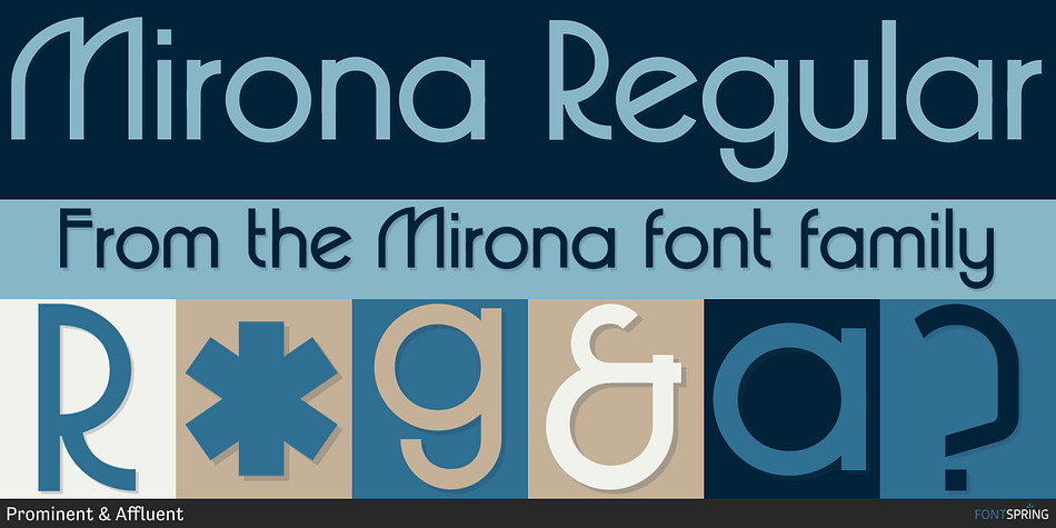 Mirona Regular Font