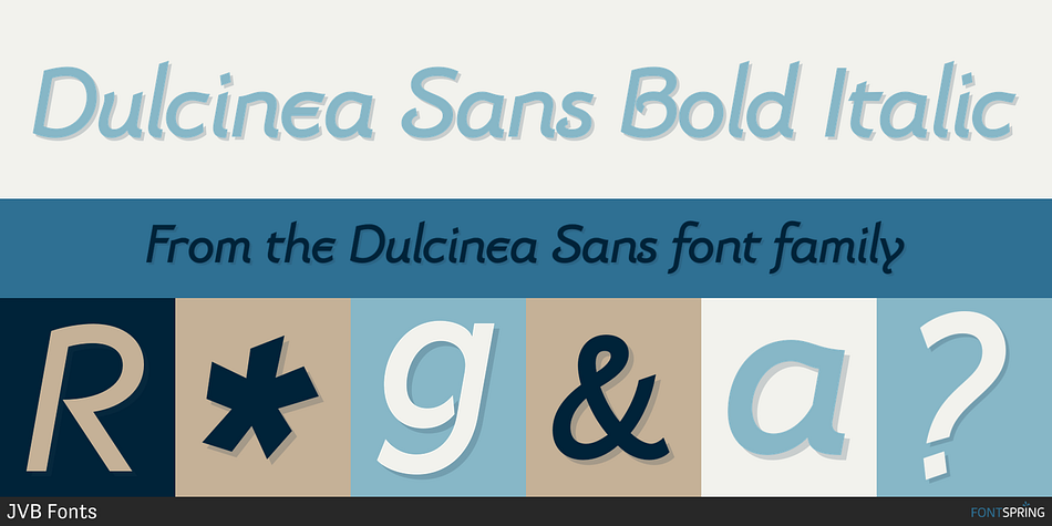 Dulcinea Sans Bold Italic Font