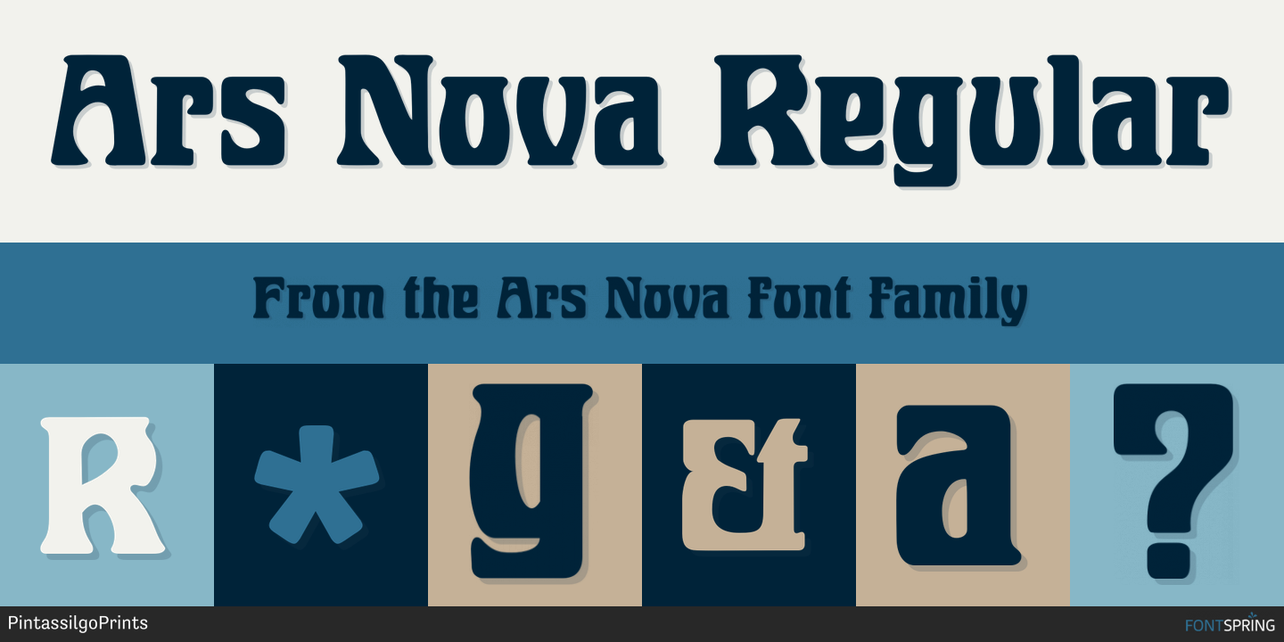 Fonts similar to Ars Nova