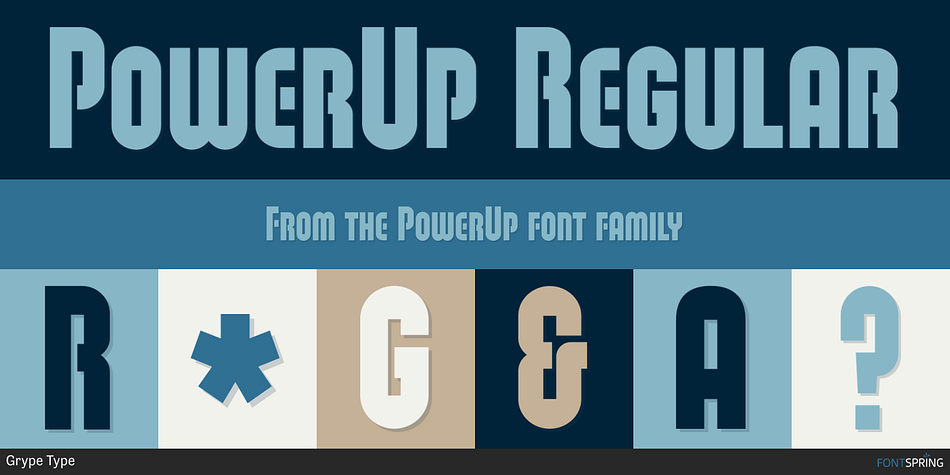 PowerUp Regular Font