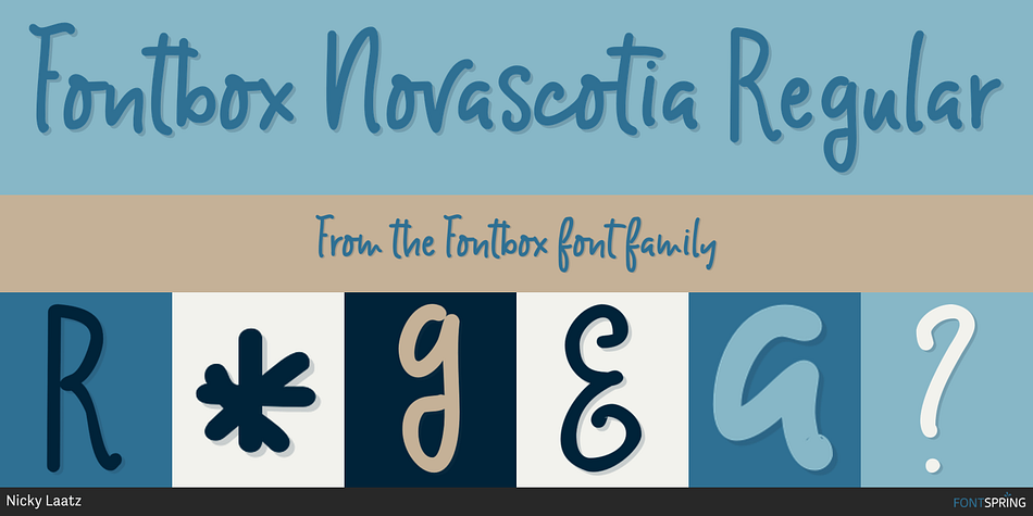 Fontbox Novascotia Regular Font