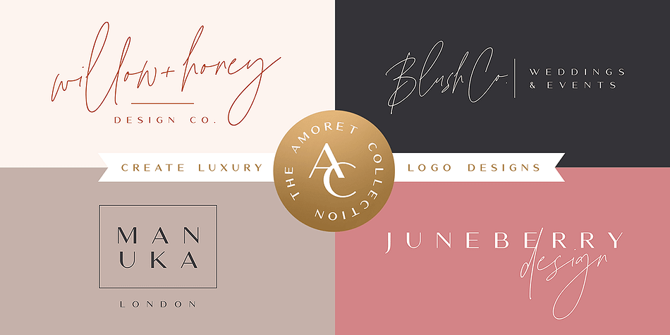 The Amoret Collection Font