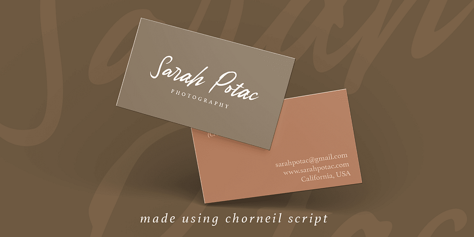 Chorneil Script Font