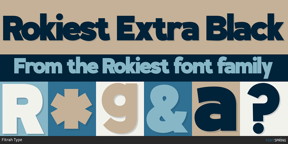 Rokiest Extra Black Font
