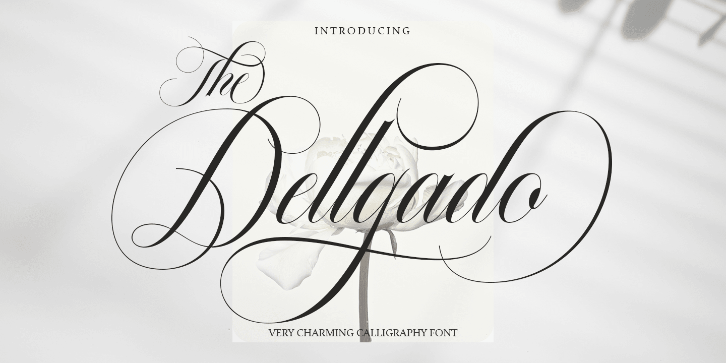 The Dellgado Font