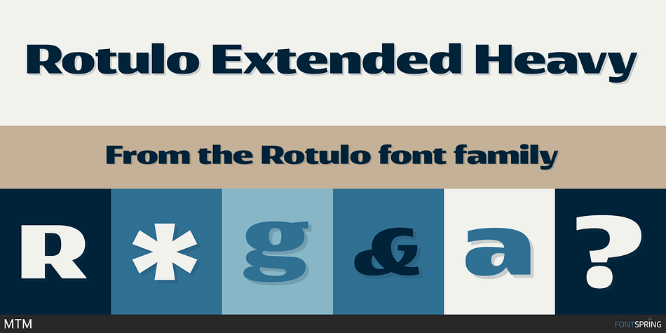 Rotulo Extended Heavy Font