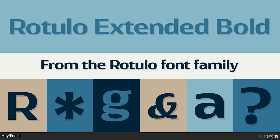 Rotulo Extended Bold Font