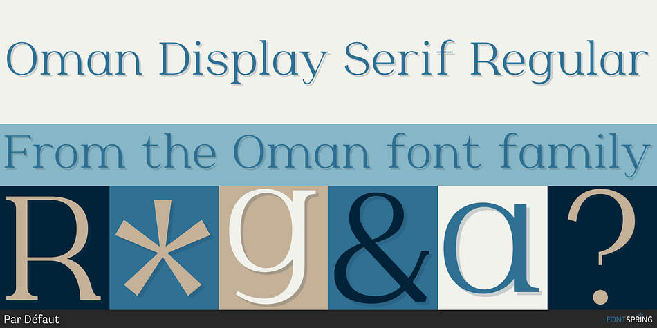 Oman Display Serif Regular Font
