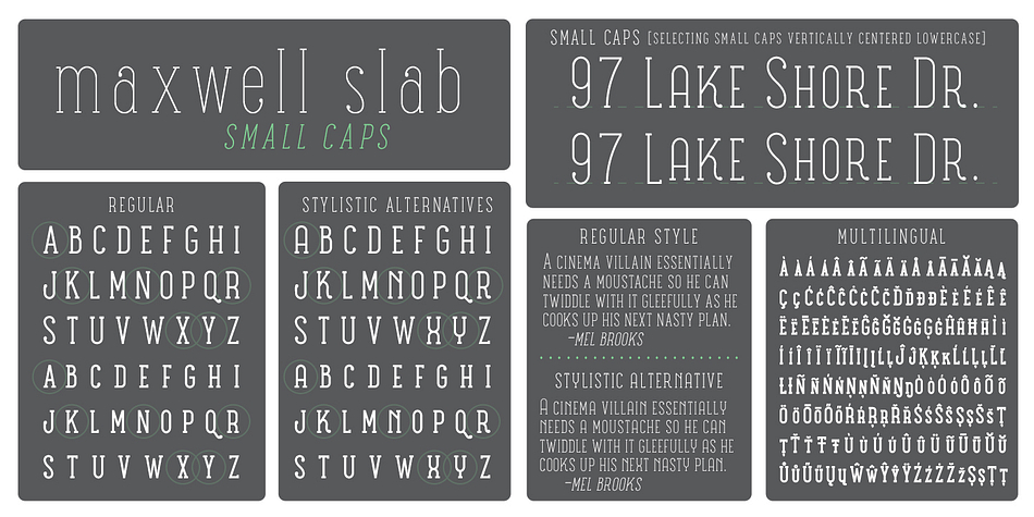 Maxwell Slab Font
