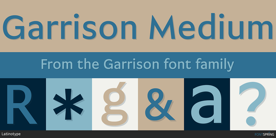 Garrison Medium Font
