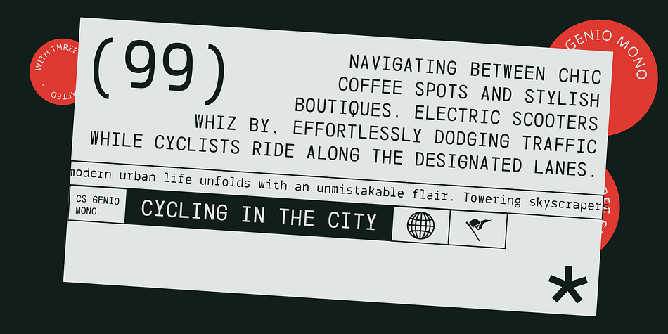 CS Genio Mono Font