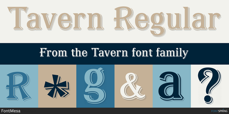 Tavern Regular Font