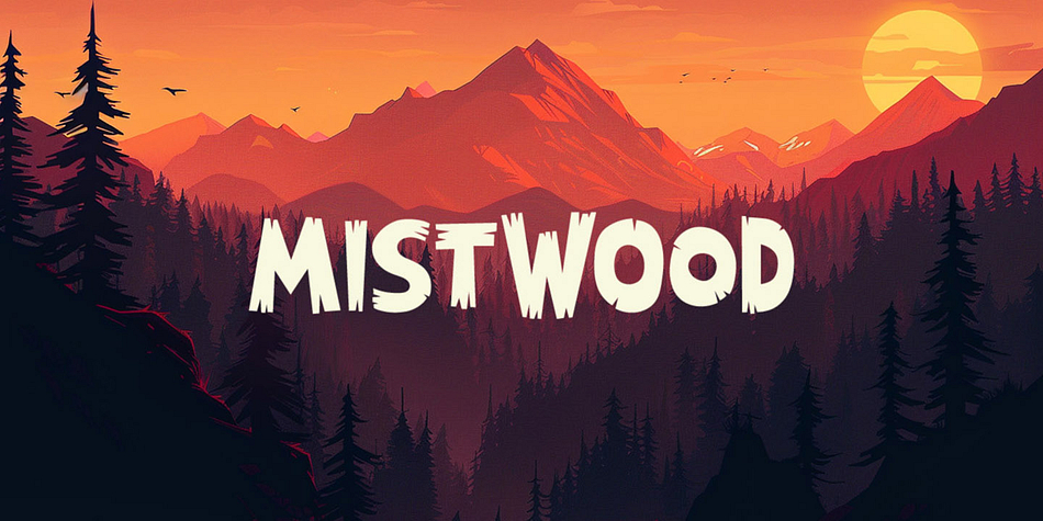 Mistwood Regular Font