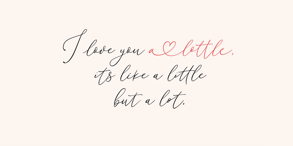 Little Love Font