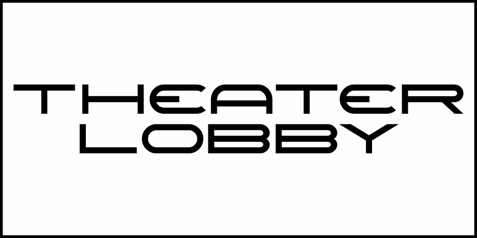Theater Lobby JNL Font