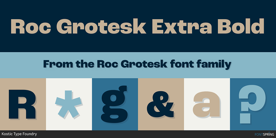 Roc Grotesk Normal Font