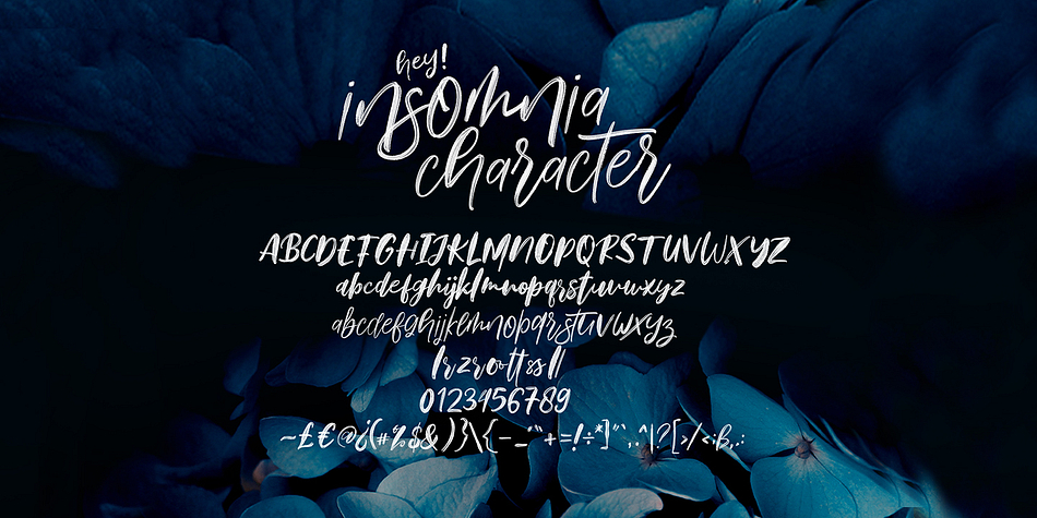 Hey Insomnia SVG Font