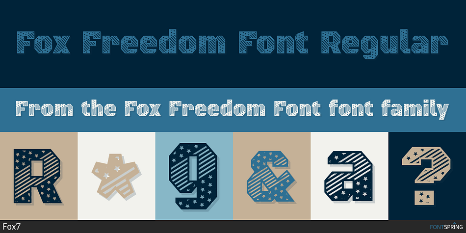 Fox Freedom Font Regular Font