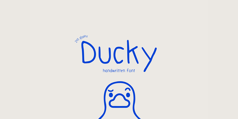 Ducky Font