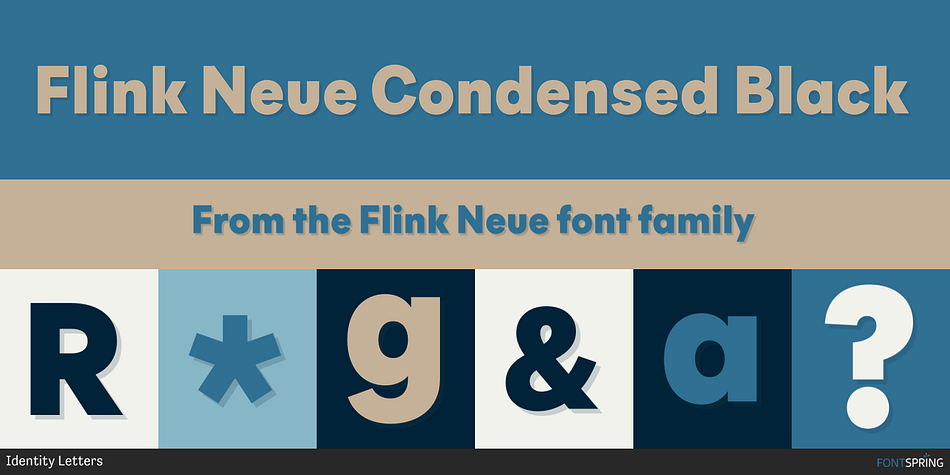 Flink Neue Condensed Black Font Flink Neue Condensed Black Font