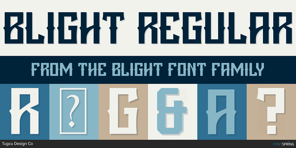 Blight Regular Font