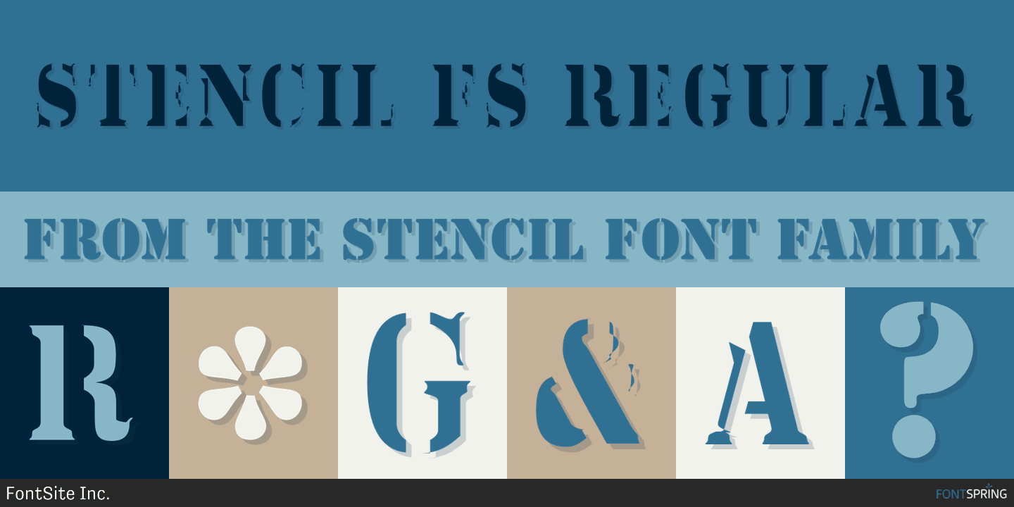 Stencil FS Font