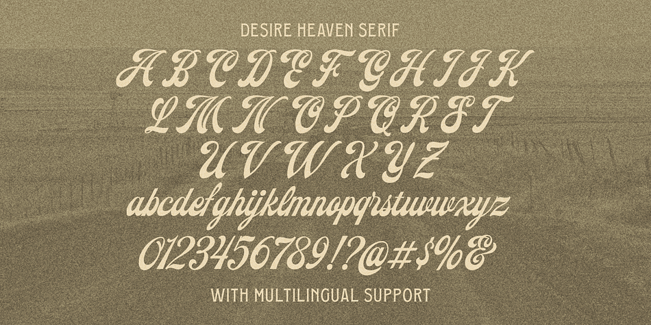 Desire Heaven Font