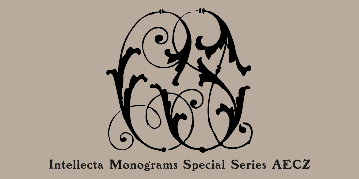 Intellecta Monograms Font