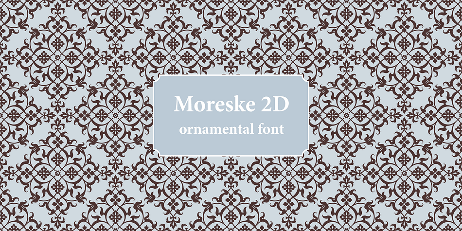Moreske 2D Font