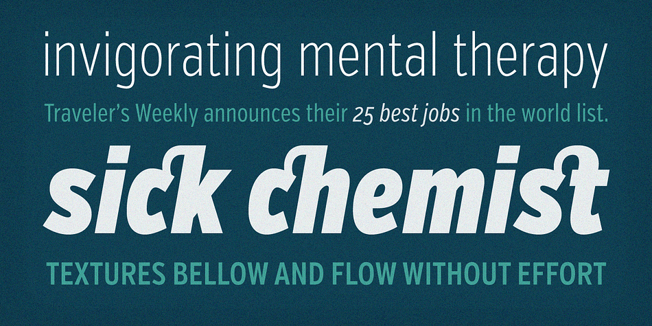 Verb Compressed Font