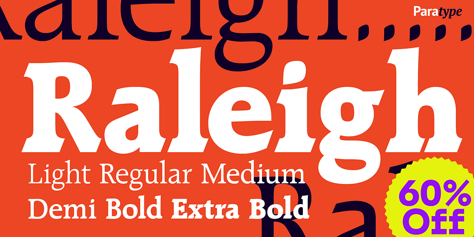 Raleigh Font
