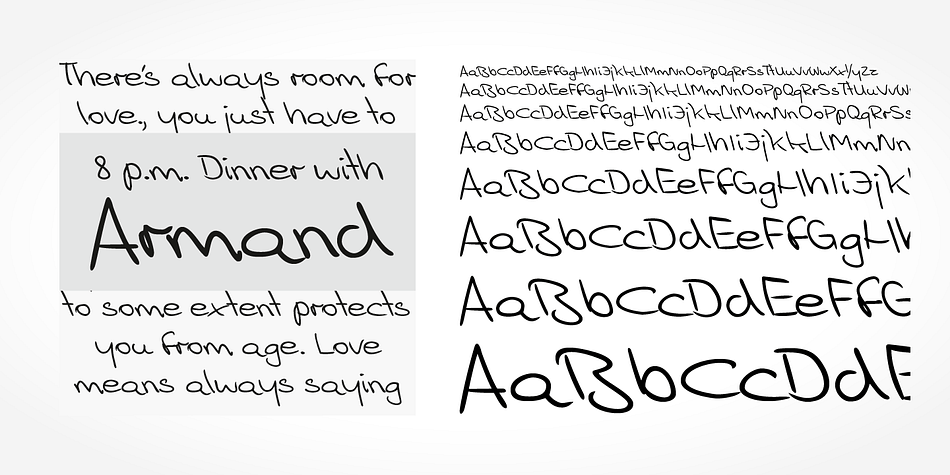 Armand Handwriting Font
