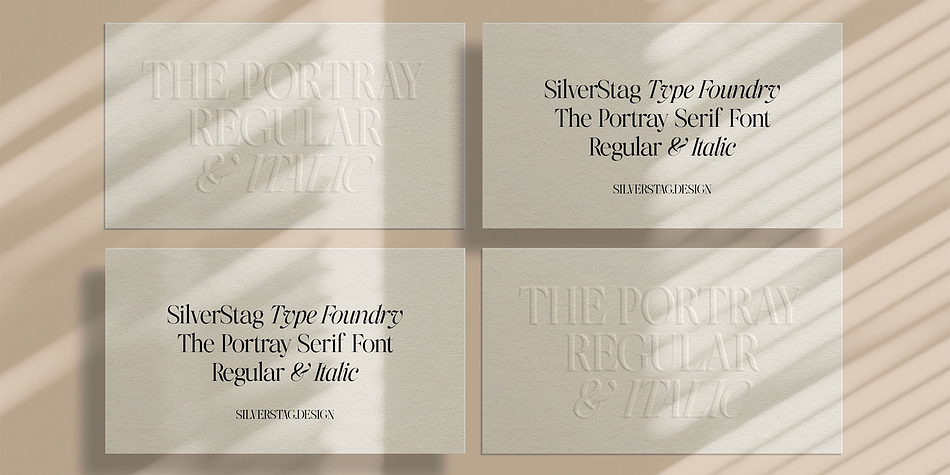 The Portray Font