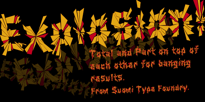 Explosion Font