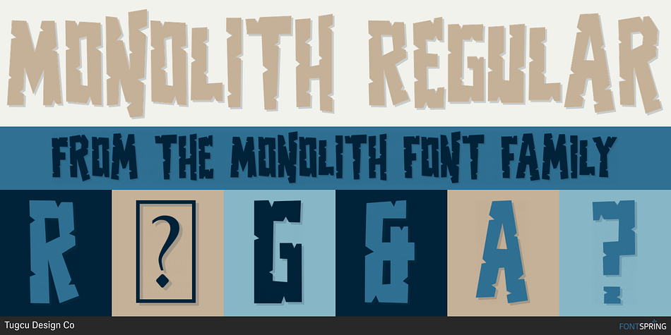 Monolith Regular Font