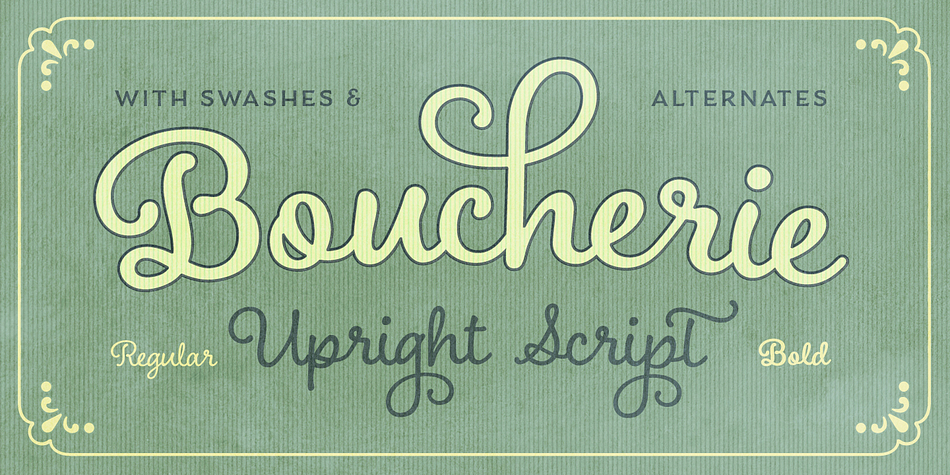 Boucherie Cursive Font