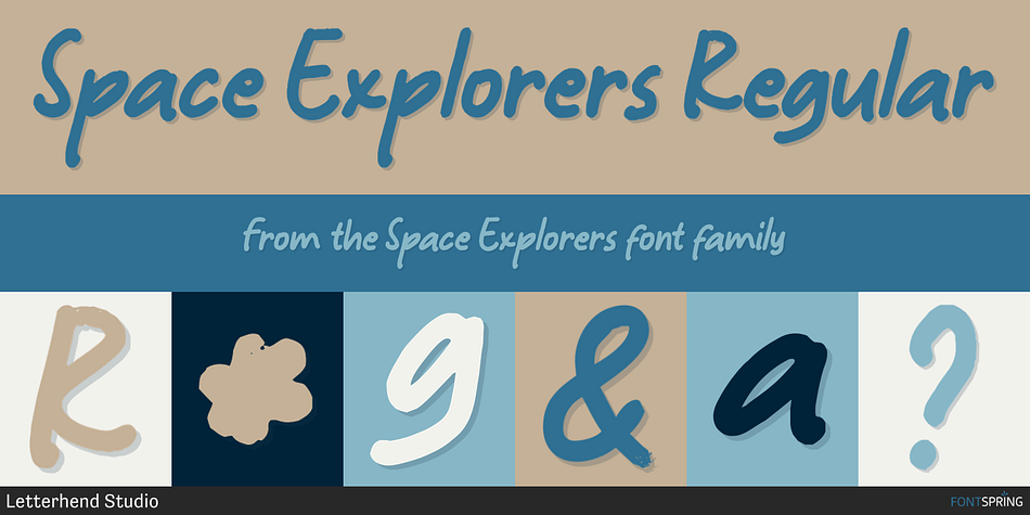 Space Explorers Regular Font