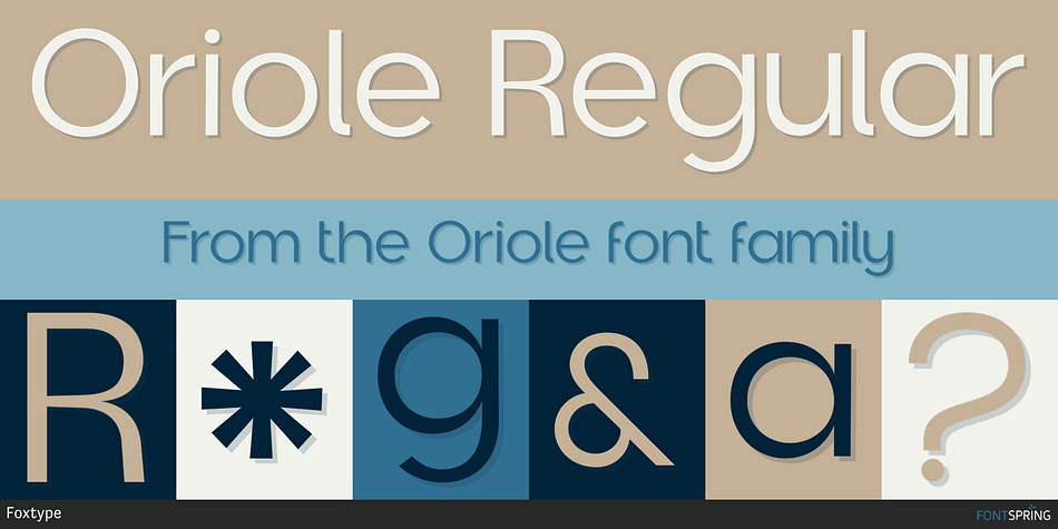 Oriole Regular Font
